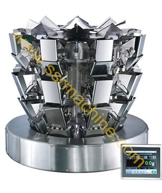 3-Layer pesadora multiple de 10 cabezas de pesado speed up to 120 wpm ...